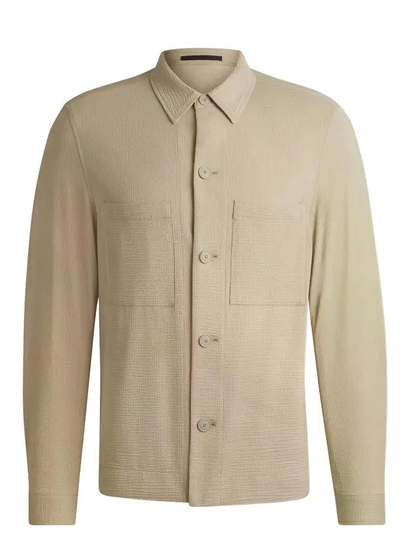 BOSS Button-up Shirt - Neutrals