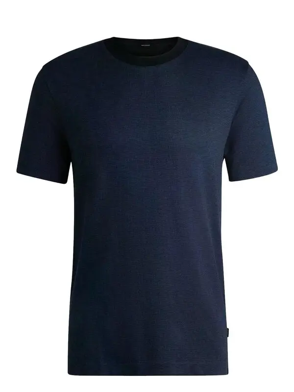 BOSS Cotton T-shirt - Blue