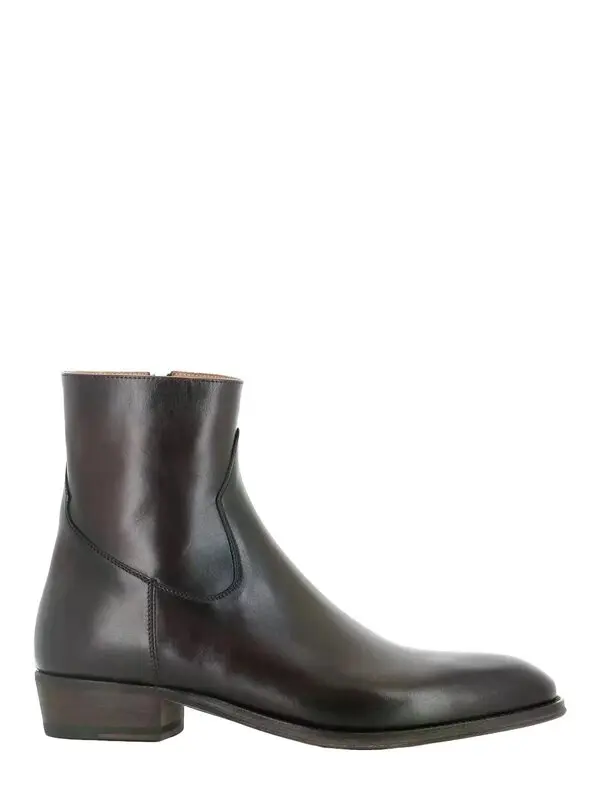 ALBERTO FASCIANI Leather Boots - Brown