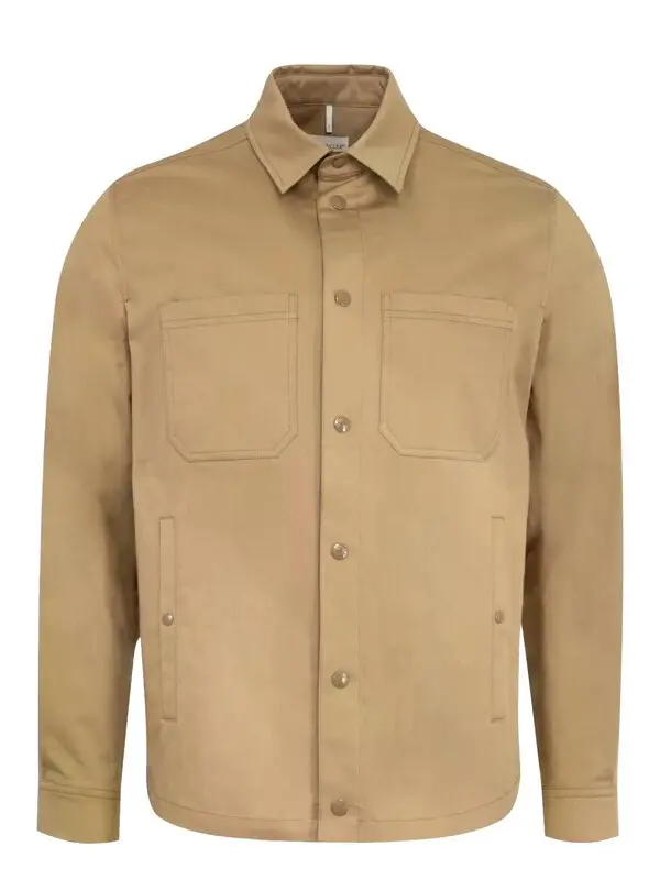 Moncler Gabardine Shirt - Neutrals