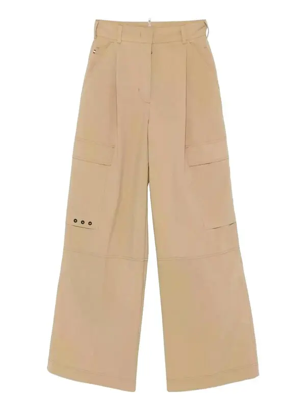 Moncler Pleat-detail Trousers - Neutrals