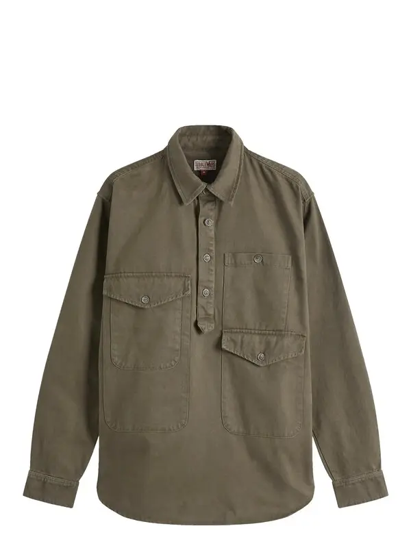 DUBBLEWARE Westford Pullover Shirt - Sea Kelp