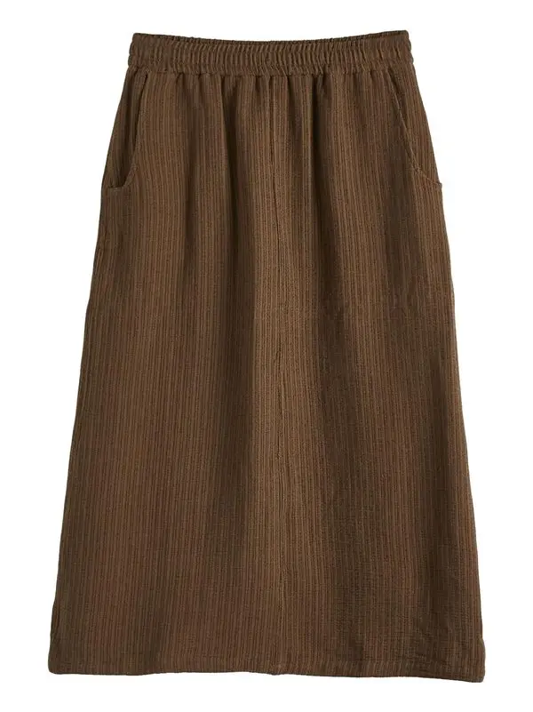 HERESY Scrim Skirt - Brown