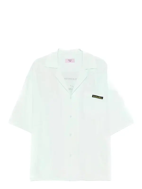 Martine Rose Logo-patch Shirt - Green