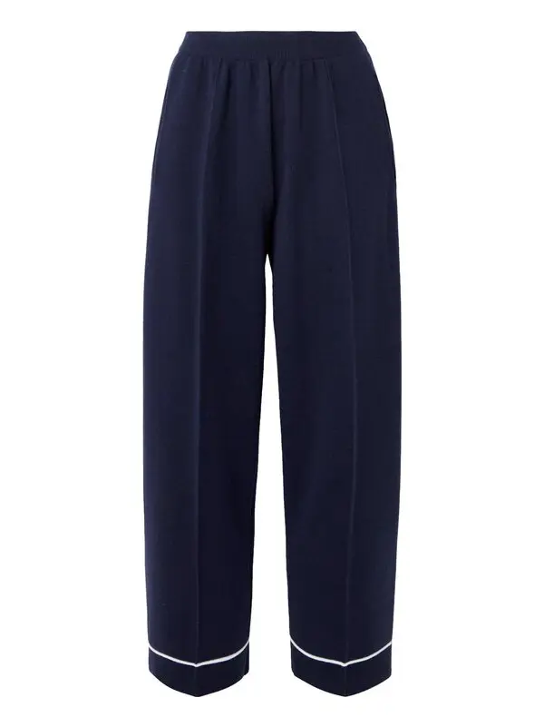Gucci Wool Track Pants - Blue