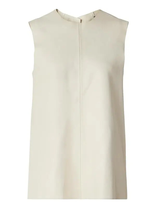 Proenza Schouler Noa Buckled Leather Top - Ivory