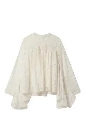Zimmermann Illuminate Lace Blouse - Cream