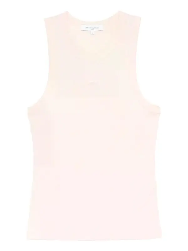 Maison Kitsuné Baby Fox Ribbed Tank Top - Pink