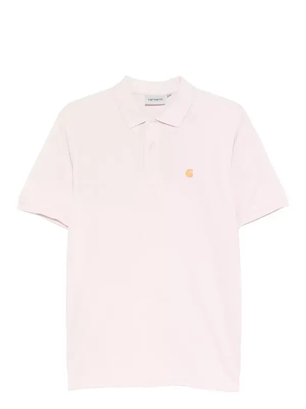 Carhartt Work In Progress Embroidered-logo Polo Shirt - Pink
