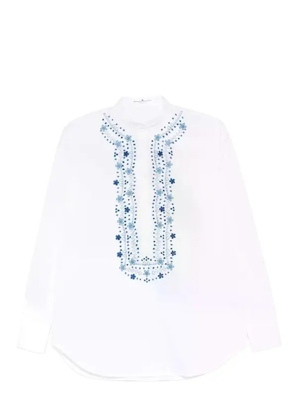 Ermanno Scervino Embroidered-motif Shirt - White
