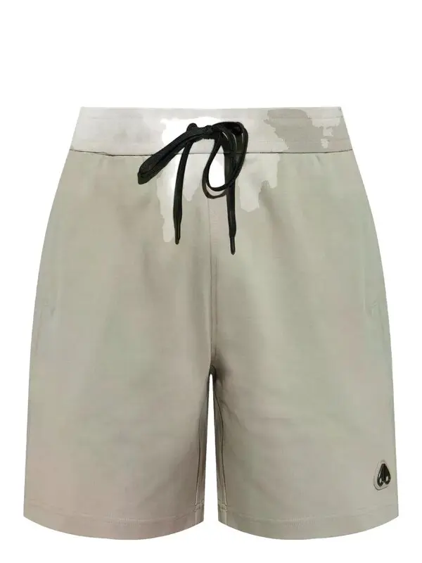 Moose Knuckles Logo-patch Shorts - Neutrals