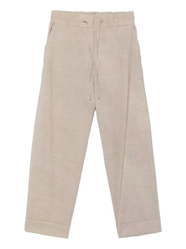 P.a.r.o.s.h Pressed-crease Trousers - Neutrals