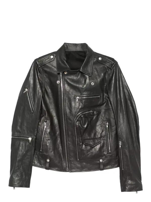 Rick Owens Jumbo Bauhaus Stooges Biker Jacket - Black