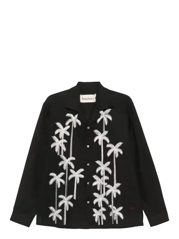 BAZISZT Palm Shirt - Black