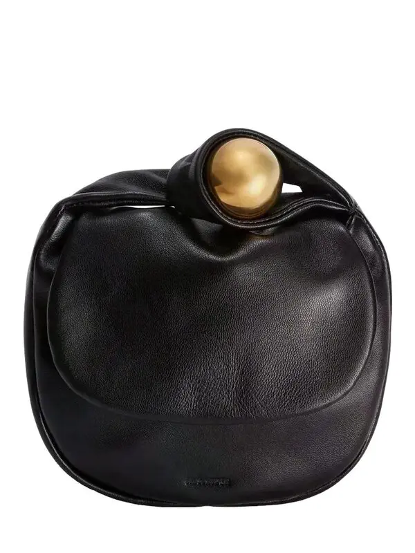 JIL SANDER Sphere Clutch - Black