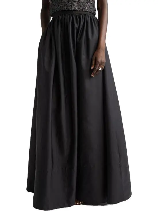 St. John Taffeta Skirt - Black