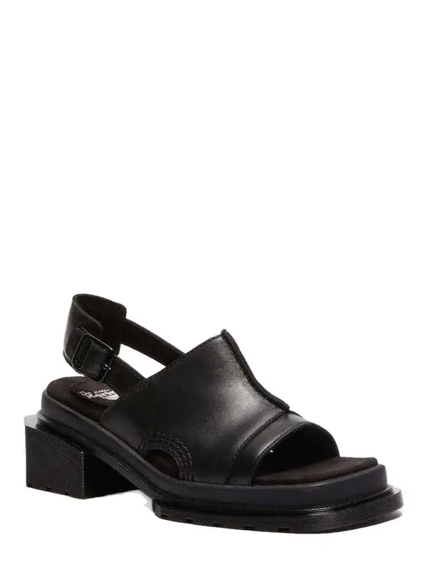 Dr. Martens Maybole Wanama Leather Sandals - Black