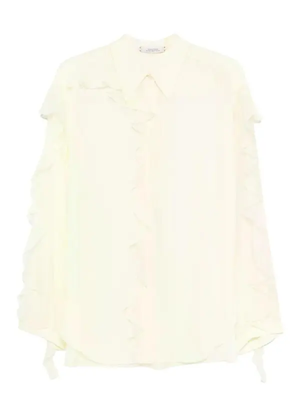 Dorothee Schumacher Ruffled Shirt - Yellow