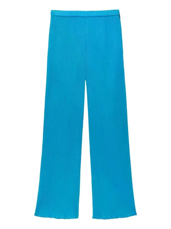 MSGM Ribbed Trousers - Blue