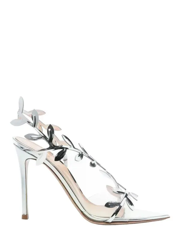 GIANVITO ROSSI 105mm Flavia Sandals - Silver