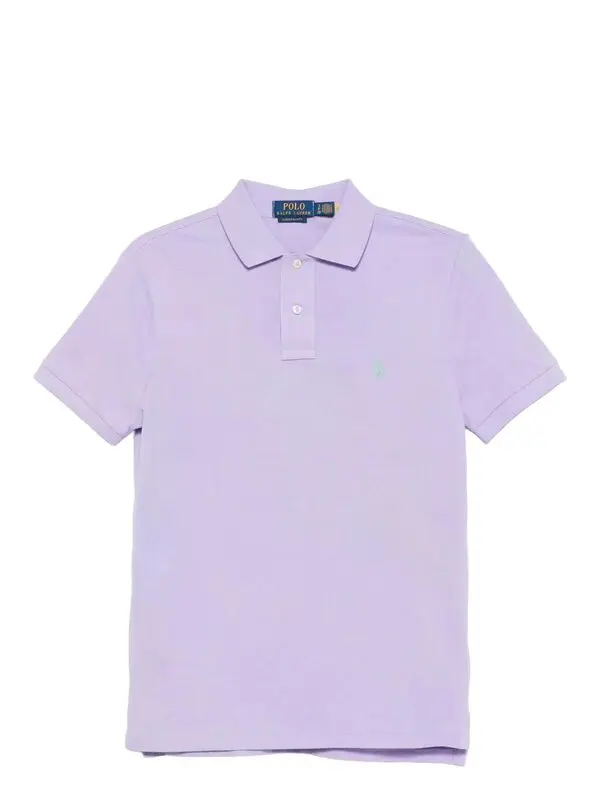 Polo Ralph Lauren Polo Pony-embroidered Polo Shirt - Purple