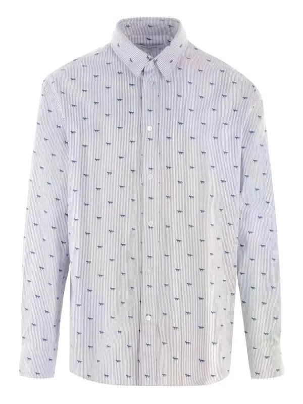 Maison Kitsuné Profile Fox Shirt - Grey