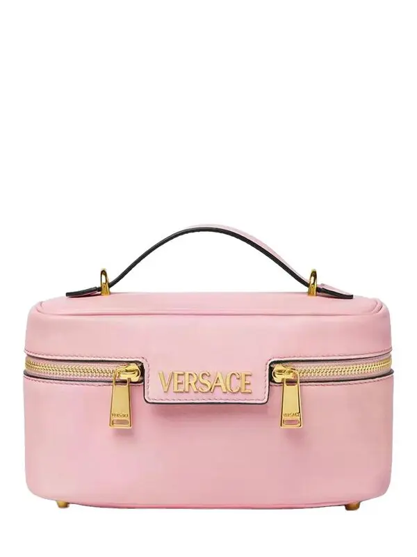 Versace Tag Vanity Bag - Pink