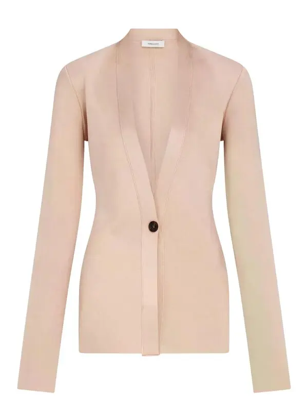 FERRAGAMO V-neck Cardigan - Pink