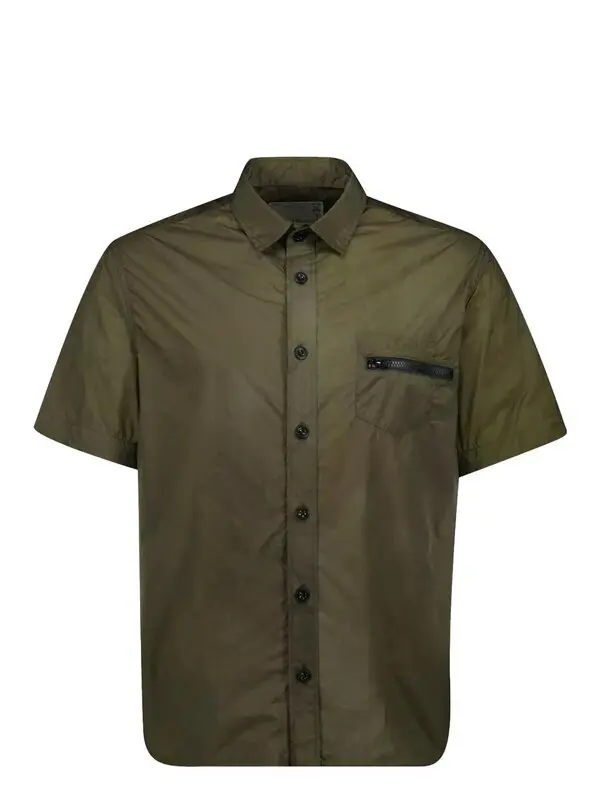 Sacai Short Sleeve Shirt - Green