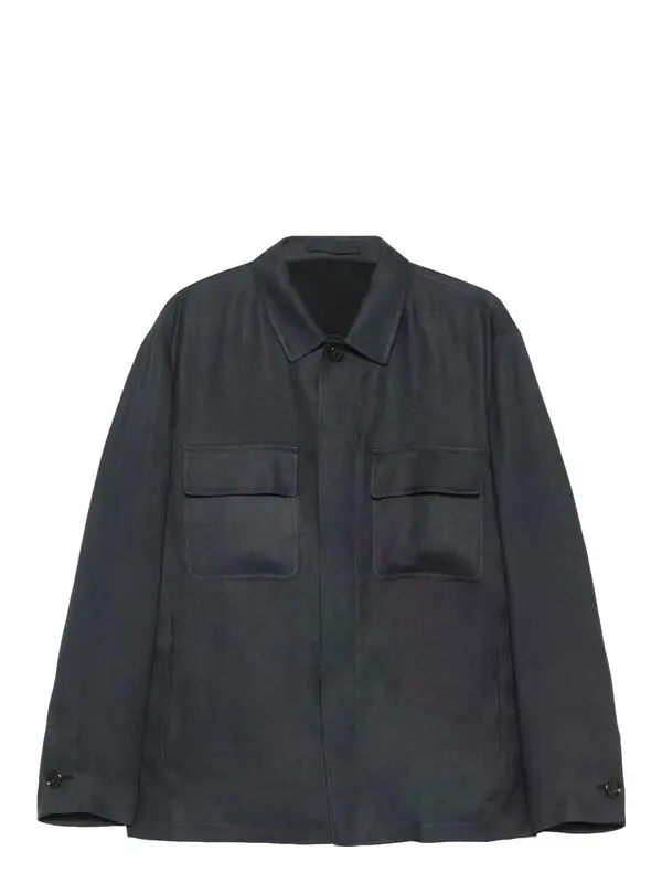 LARDINI Esansel Shirt Jacket - Blue