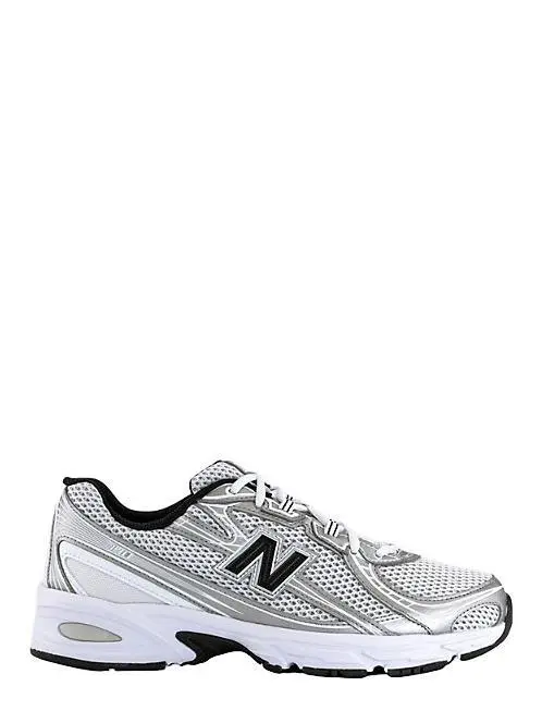 NEW BALANCE 740 V2 Branded Mesh Low-top Trainers - White Silver Black