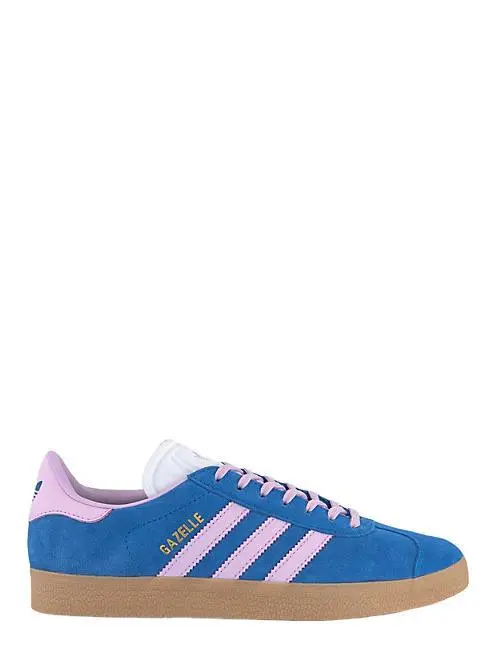 Adidas Gazelle Suede Low-top Trainers - Blue Orchid Fusion Gum