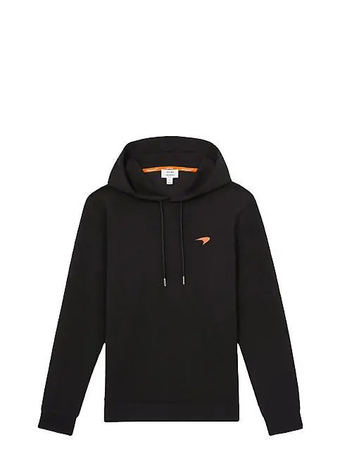 REISS X Mclaren Apex Logo Hoodie - Black