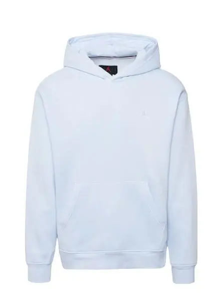 JORDAN Fleece Pullover Hoodie - Light Blue/white