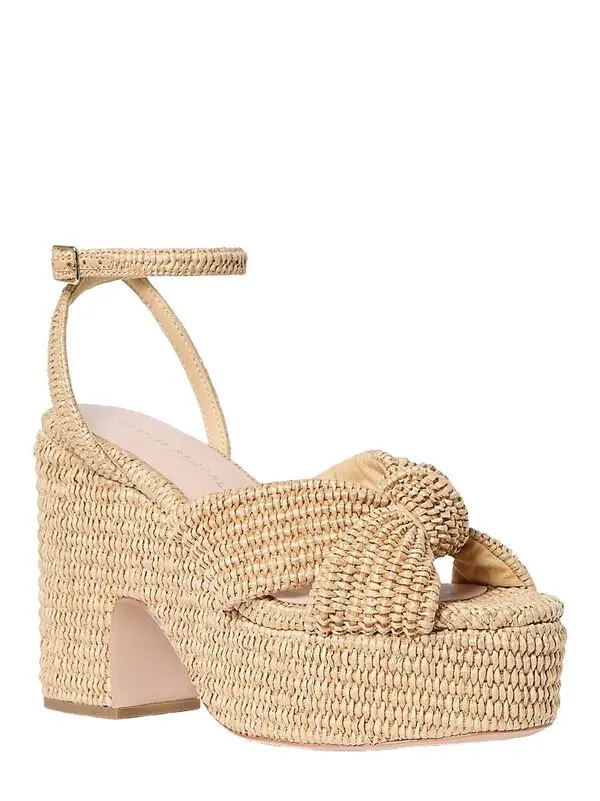 LOEFFLER RANDALL Liza Platform Sandals - Natural