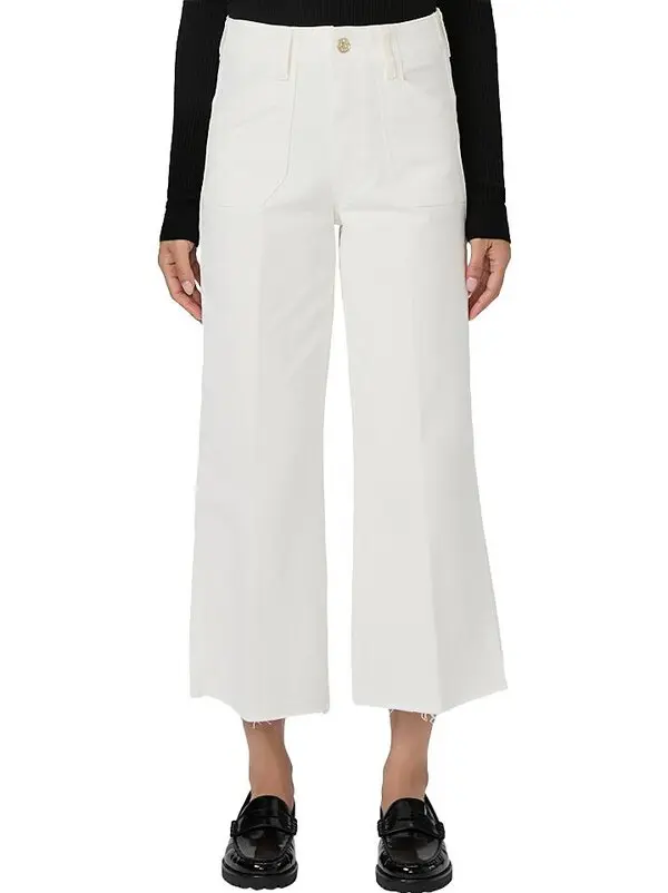 Paige Anessa High-rise Wide-leg Jeans - Tonal Ecru