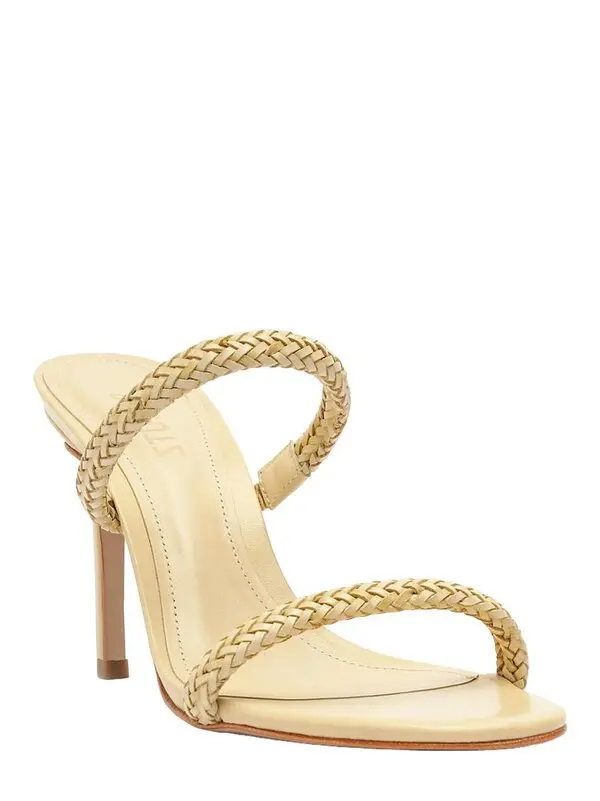 Schutz Taliah Woven Sandals - Beige