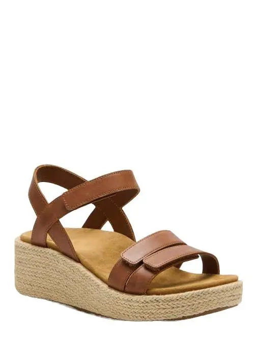 ABEO Solstice Strappy Platform Espadrille Sandals - Caramel - Regular