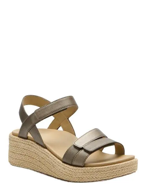 ABEO Solstice Strappy Platform Espadrille Sandals - Fossil - Regular