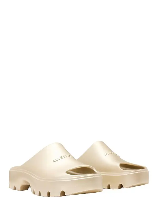 ALLSAINTS Eclipse Platform Slide Sandal - Gold