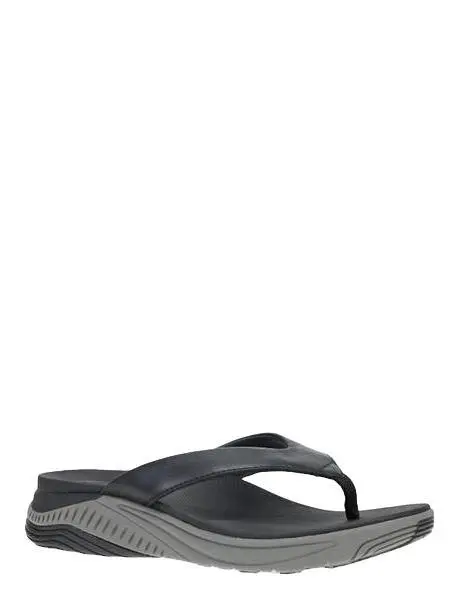 Dansko Rosemary Platform Flip Flop - Black Calf