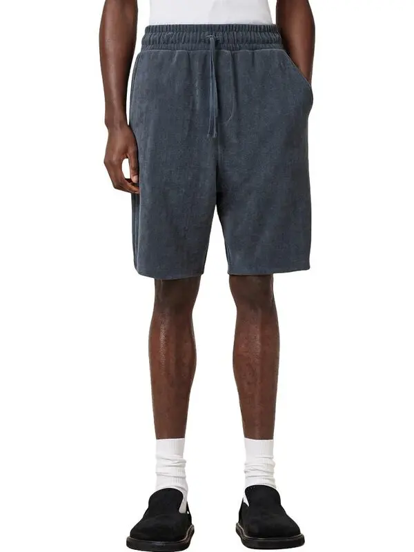 ALLSAINTS Felix Towelling Short - Pitched Blue