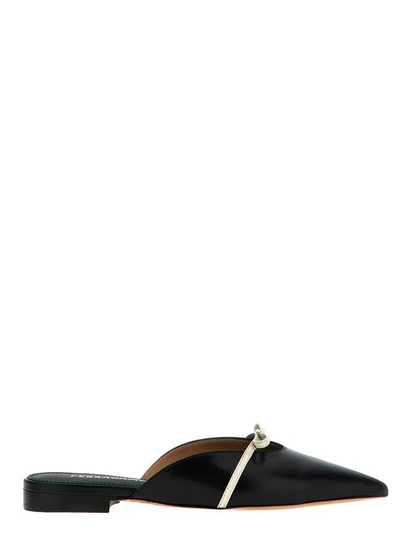 FERRAGAMO Giulye Mules - Black