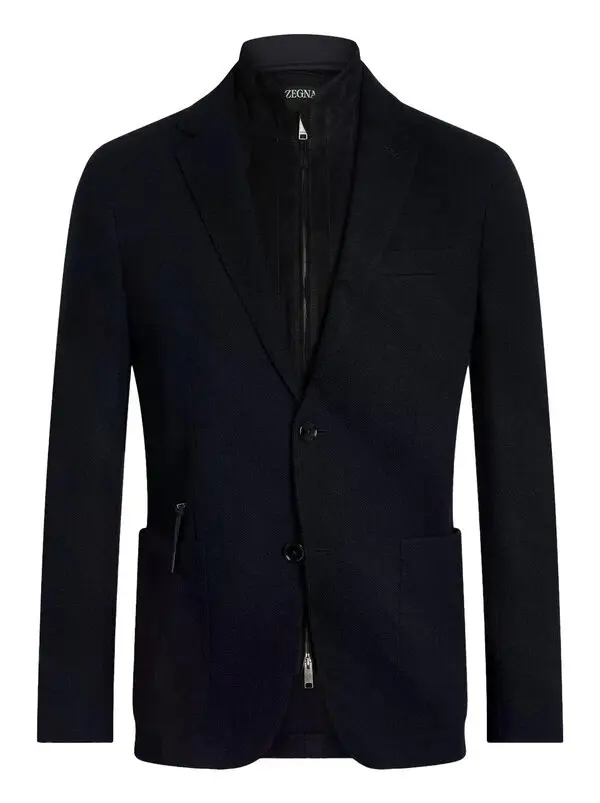 Zegna High Performance Layered Jacket - B09 Navy