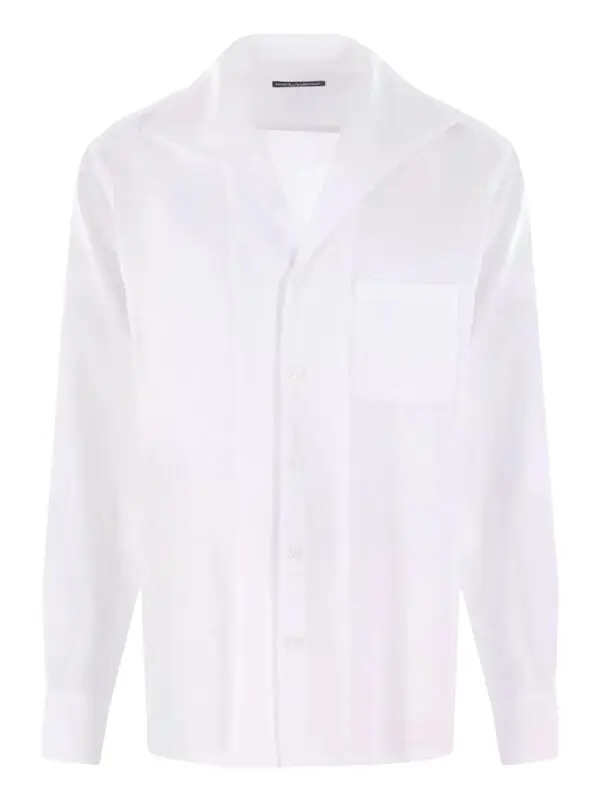 Dolce & Gabbana Linen Shirt - White