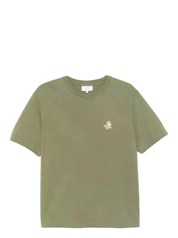 Maison Kitsuné Fox-motif T-shirt - Green