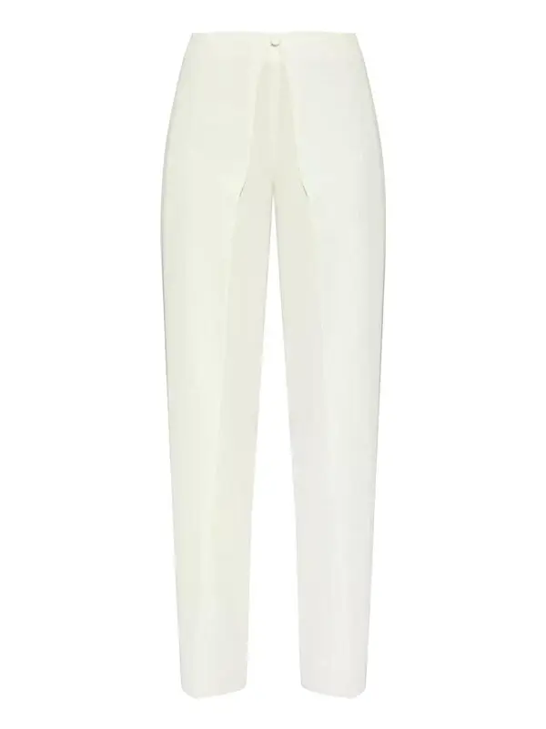 Emporio Armani Layered Trousers - White