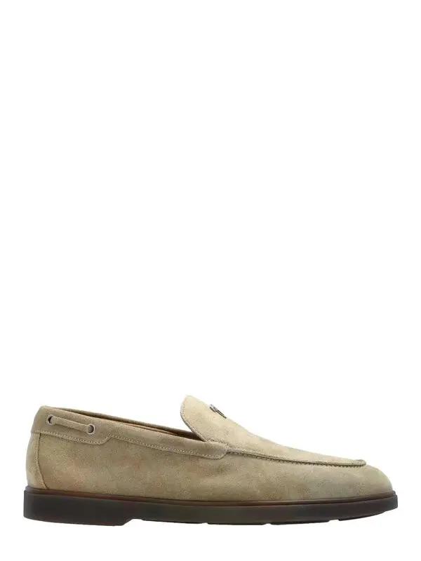 GIUSEPPE ZANOTTI Suede Loafers - Neutrals