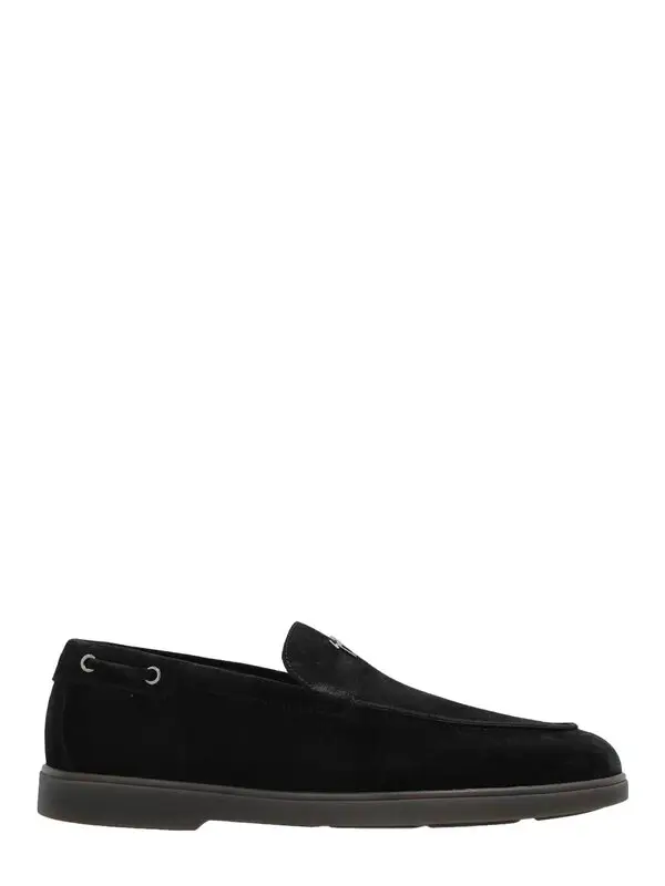 GIUSEPPE ZANOTTI Suede Loafers - Black