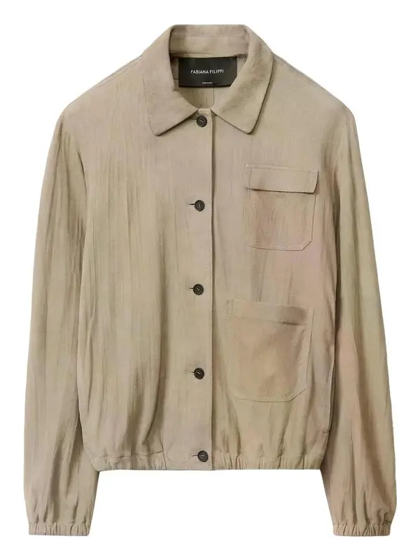 Fabiana Filippi Shirt Jacket - Brown